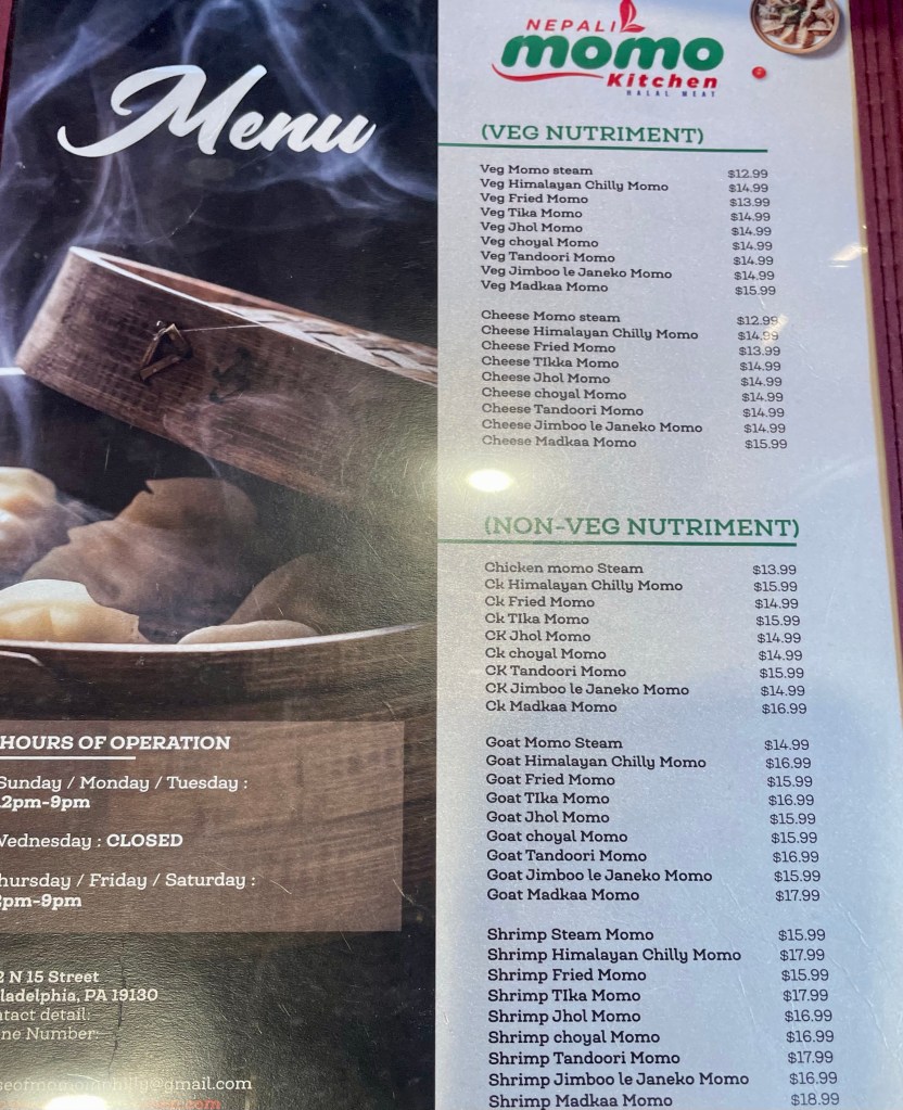 Philly Restaurant Review: MoMO Kitchen (Nepalese) – Secrets of Philadelphia